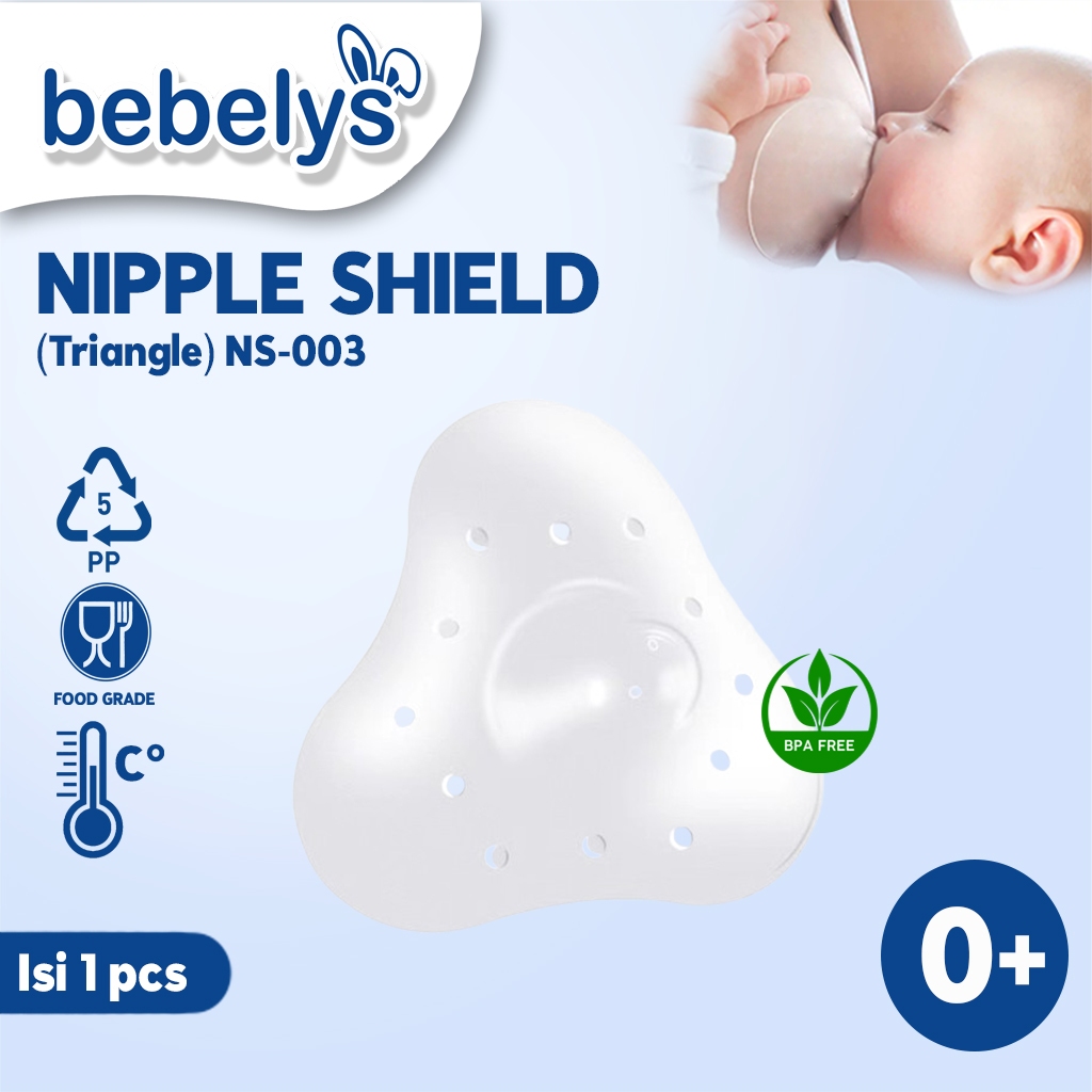 Ktmstore Bebelys Nipple Shield Triangle NS-003 – BPA Free Breast Milk ...