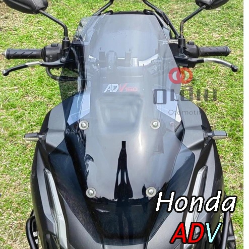 HITAM VISOR WINDSHIELD HONDA ADV 150 ADV 160 MODEL STANDARD ORI ...