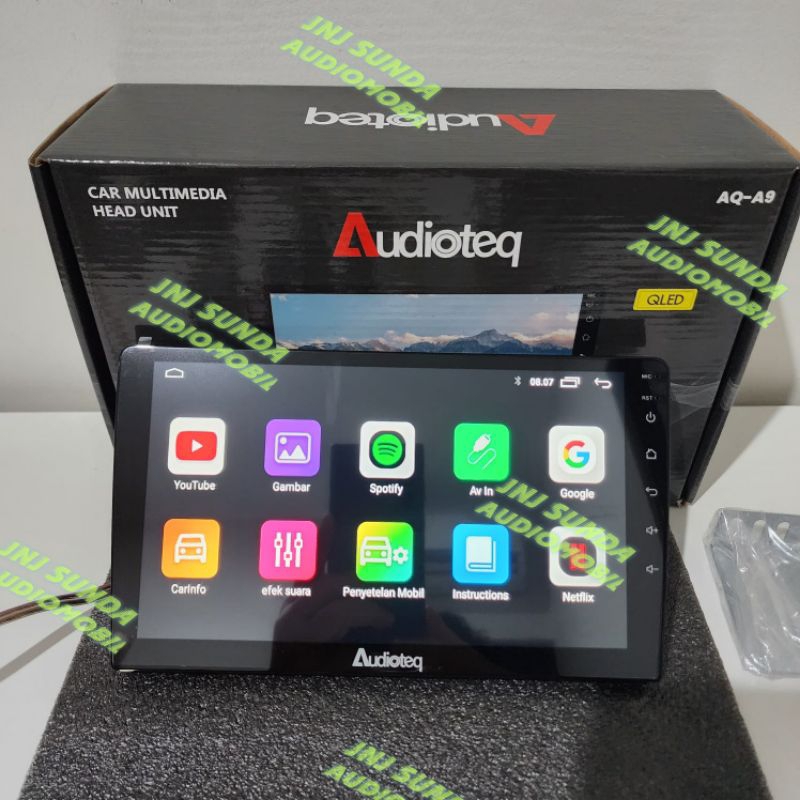 LAYAR Head unit android 10 inch audioteq ram 2 gb + rom 64 gb Qled ...