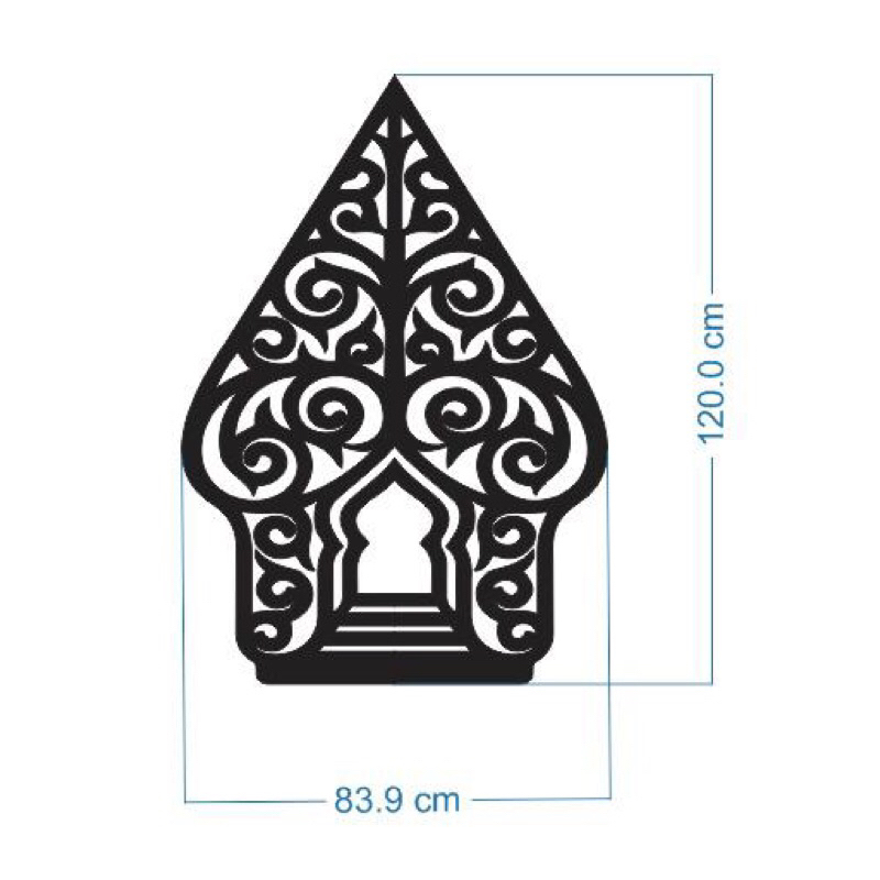 Selling Gunungan Wayanh Wall Decoration T 120 cm l 83.9 cm Gunungan ...