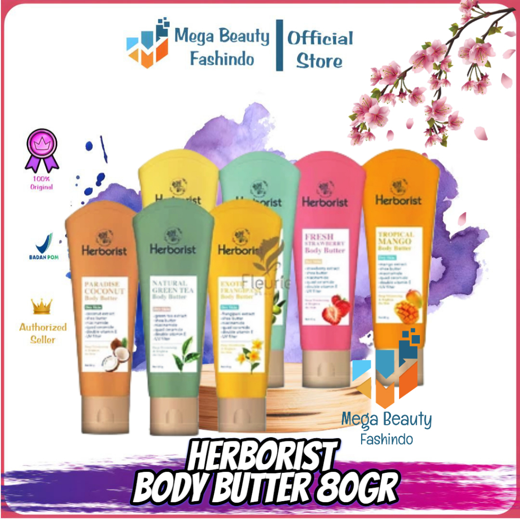 Herborist Body Butter 80gr Tube | Herboris Body Butter With Shea Butter ...
