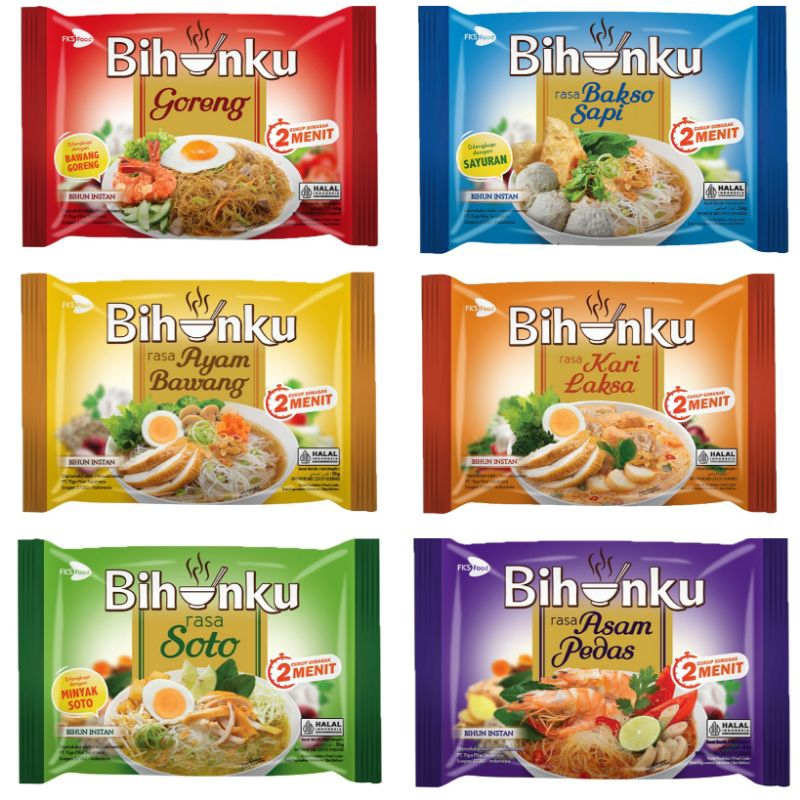 Bihunku ALL VARIANT FLAVORS 60gr (pcs) | Shopee Malaysia