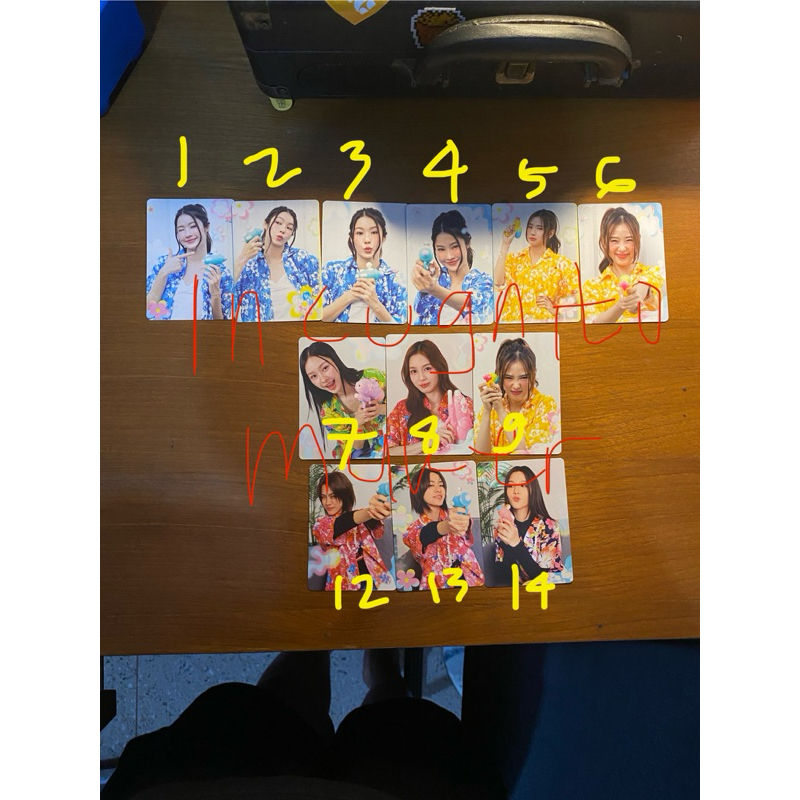 OFFICIAL CC GIRLS BOOKFAIR SONGKRAN 2025 COLLECTIBLE CARD NAMTAN FILM ...