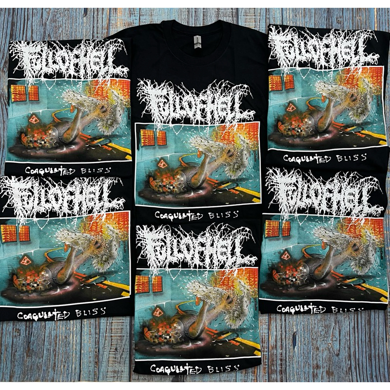 Full Of Hell Band T-Shirt - Coagulated Bliss Official Merchandise ...