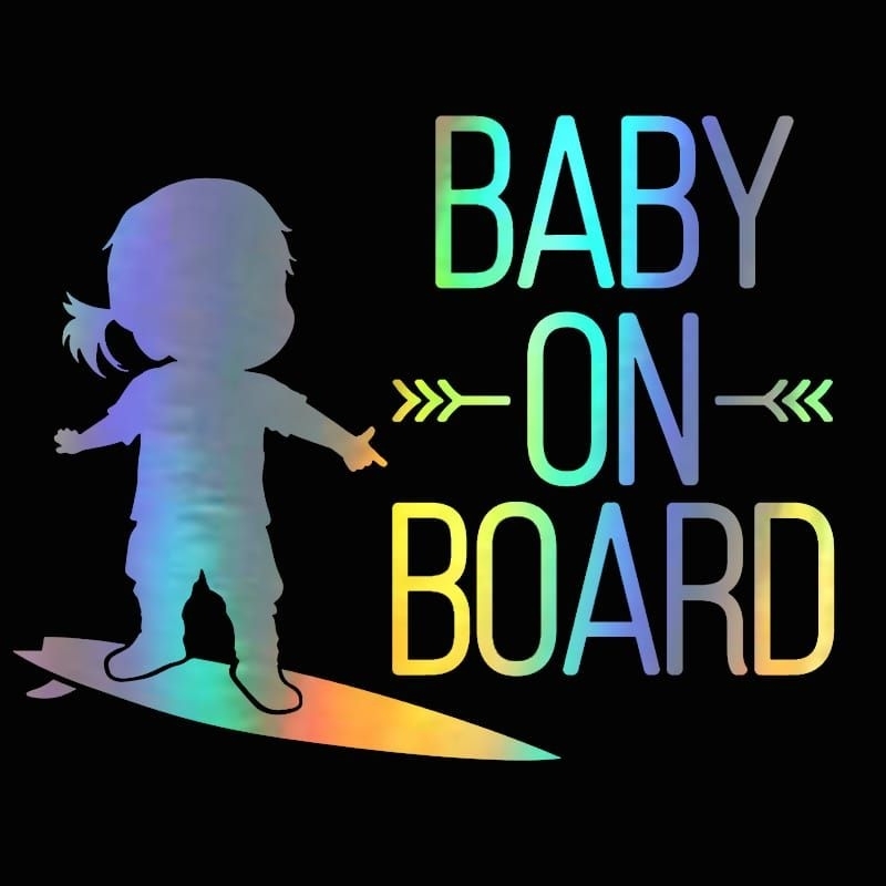 New hologram baby born stickers for windows and car bodies, the newest ...