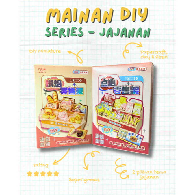 Market Snacks - DIY SERIES Miniature Toys made from plastic Resin, cute ...