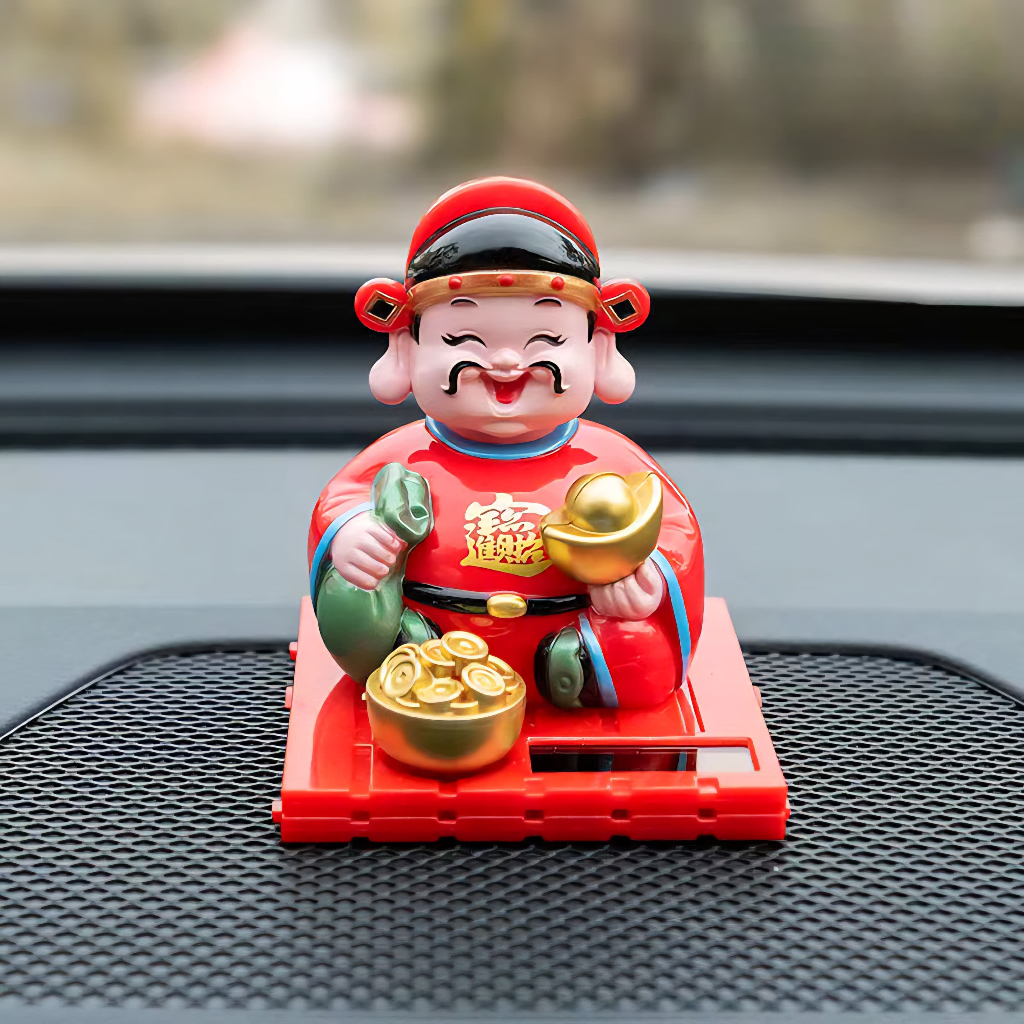 Caisen Display of Fortune God Caisen Chai Sen Rezeki Statue Solar ...