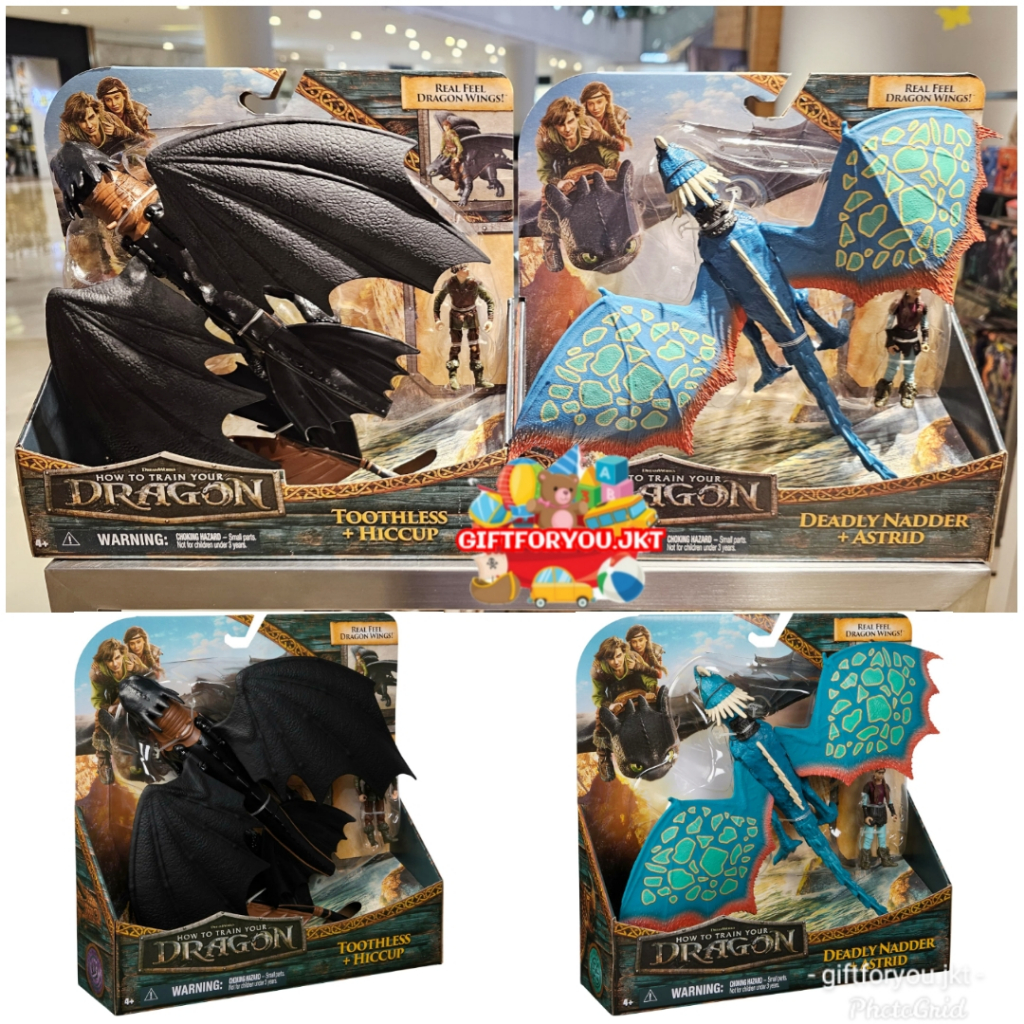 How to Train Your Dragon Toothless Hiccup Deadly Nadder Astrid ...