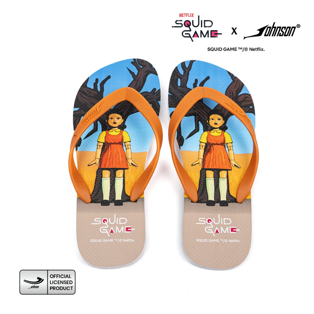 JOHNSON X SQUID GAME DESIGN Flip Flops 8 | FLIP FLOP | Shopee Malaysia