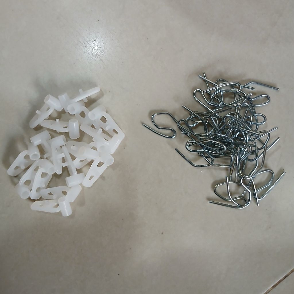 Curtain Hook Wire Wheels Curtain Rails Common Curtain Rod Component ...