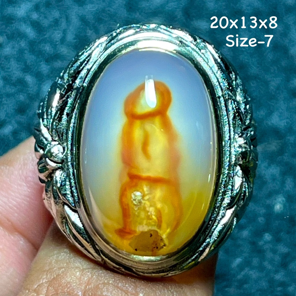 Baturaja Aquarium Natural Agate Ring (Guaranteed Authenticity) | Shopee ...