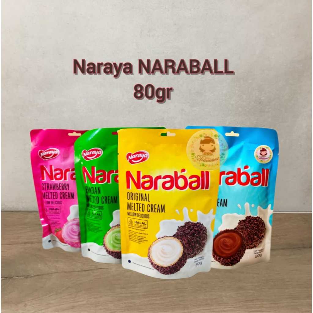 Naraball naraya wafer ball melted cream 80 gr (ds bgr) | Shopee Malaysia