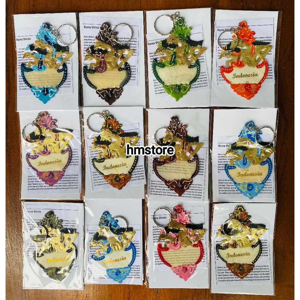GANTUNGAN Typical Jogja Indonesia Rama Sinta Keychain Souvenir | Shopee ...