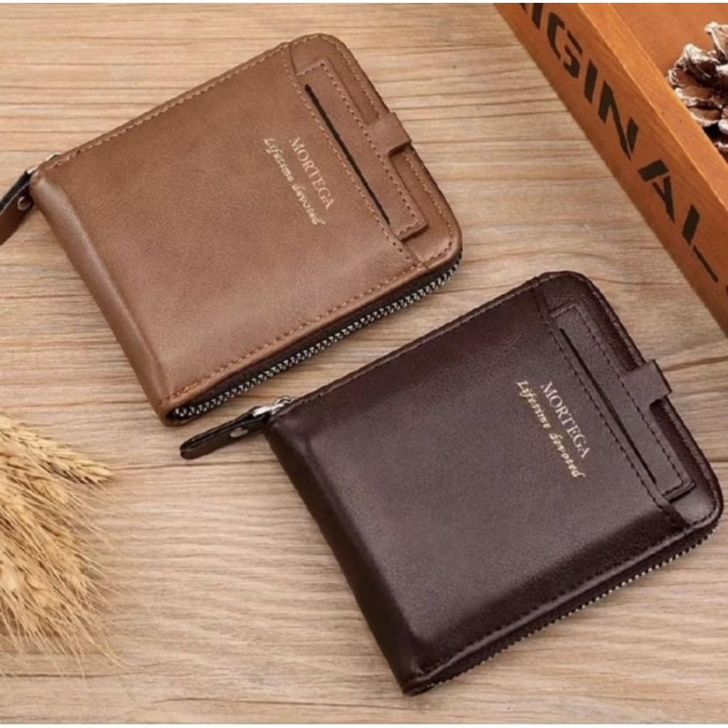 [CB] MORTEGA & BOSBENSEN Men's Folding Wallet Zipper Model | Premium ...