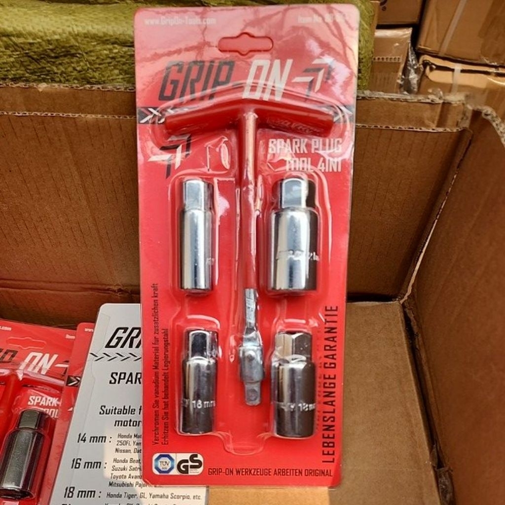 GRIP ON 4 IN 1 SPARK PLUG WRENCH GRIP ON 16MM 21MM SPRAK PLUG TOOL 4IN1 ...