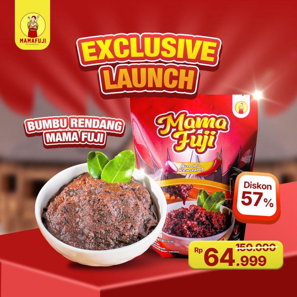 [NEW LAUNCHING] Mamafuji - Ready to Eat Rendang Seasoning 250gr (Only ...