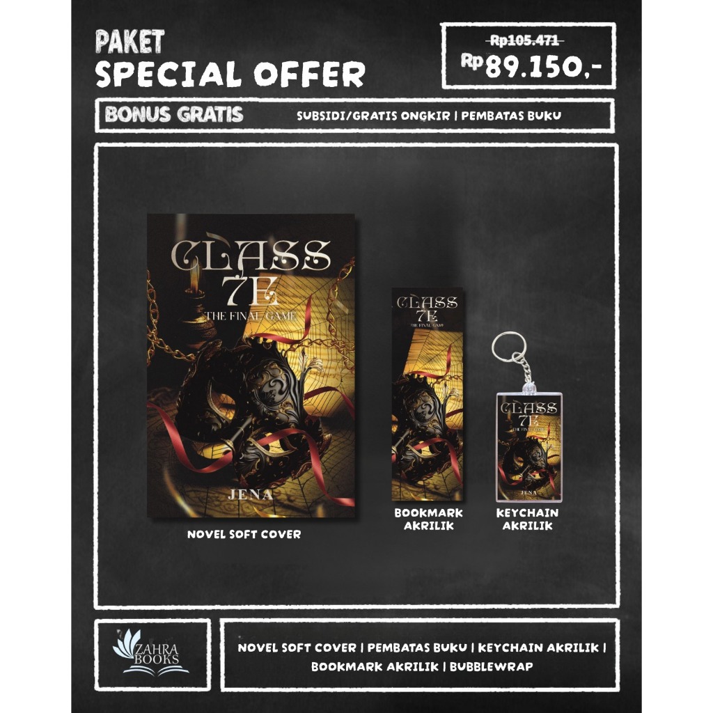 Novel Class 7e - The Final Game By Jena - Akad | Shopee Malaysia