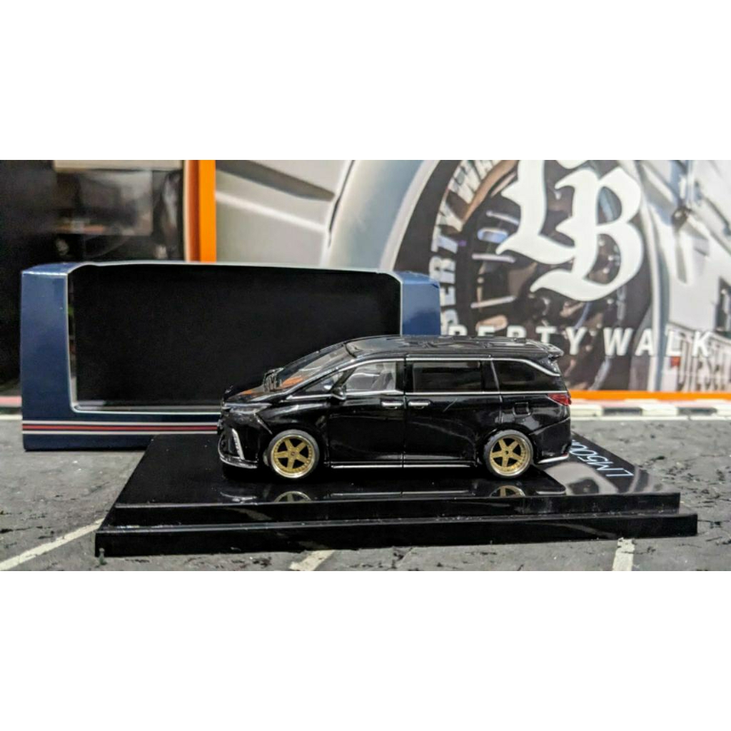 Diecast Hobby Japan HJ64 Lexus LM300 4 Seater Graphite Black Glass Fake ...
