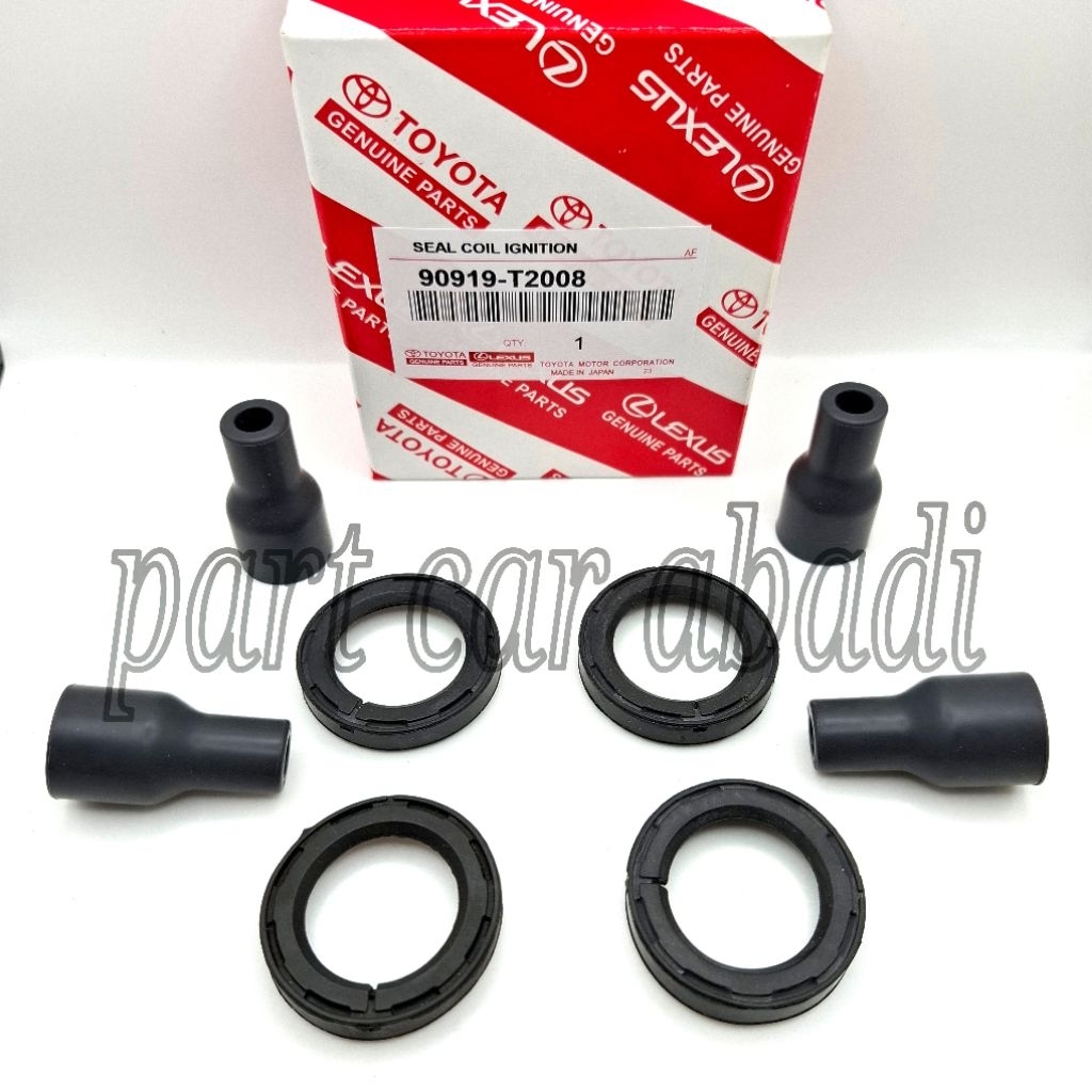 Rubber Coil Spark Plug Seal Coil Spark Plug Set 8Pc Toyota Fortuner ...