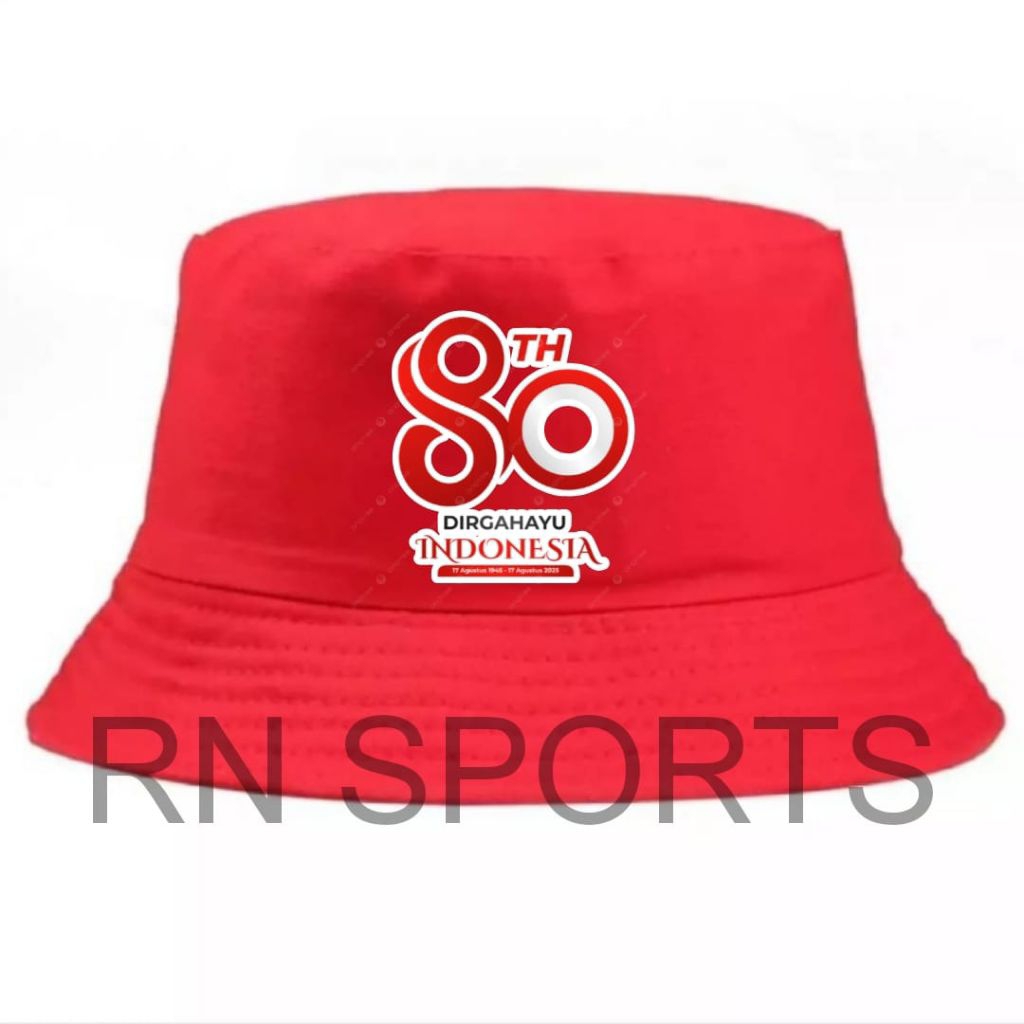 BUCKET HAT FOR THE 80TH ANNIVERSARY OF INDONESIA MERDEKA DIRGAHAYU ...