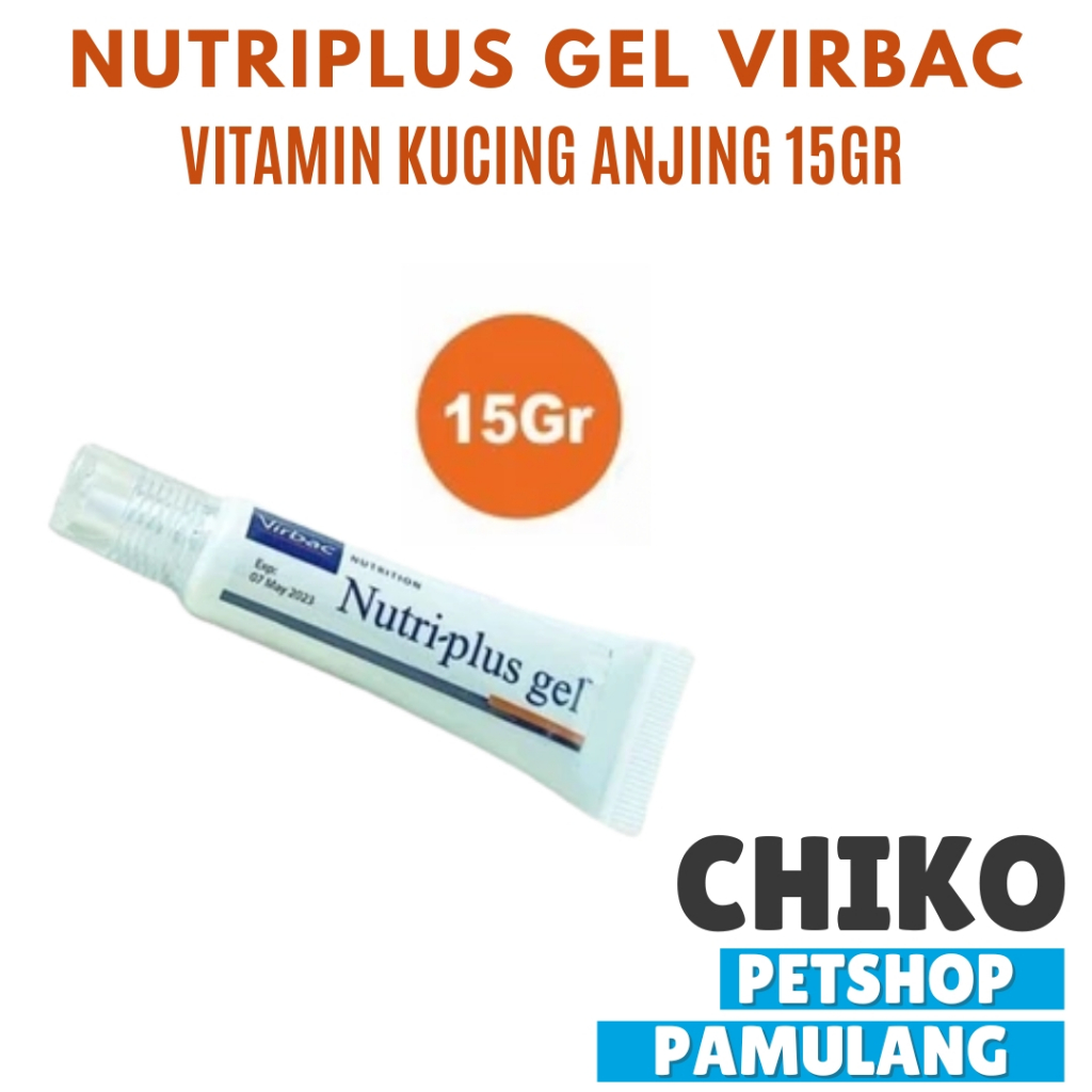 Nutriplus GEL Cat Vitamin VIRBAC | Nutri-plus GEL 15 gr | Shopee Malaysia