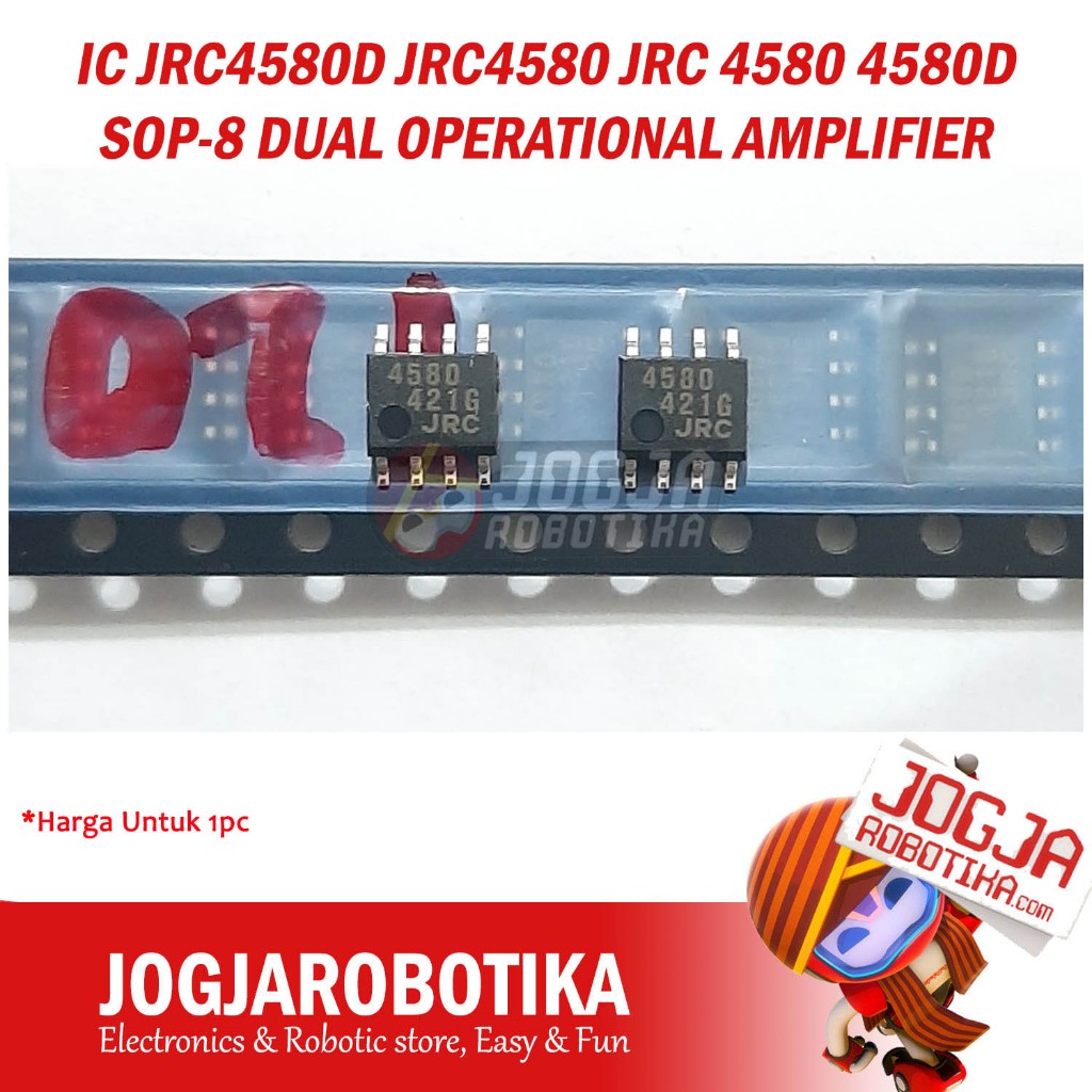 Ic JRC4580D JRC4580 JRC 4580 4580D SOP-8 Dual Operated Amplifier | Shopee Malaysia