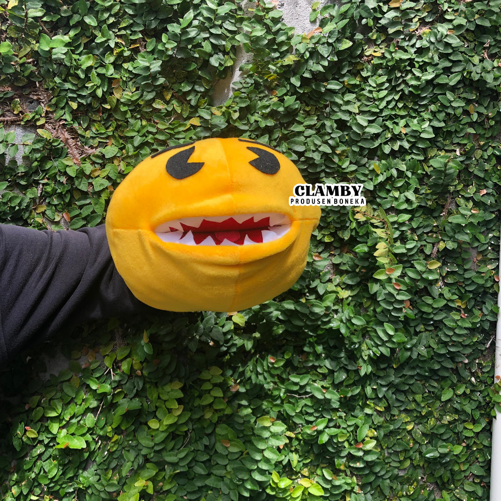 PAC Man Character Muppet Hand Puppet | Fairy tale doll | Stage doll ...