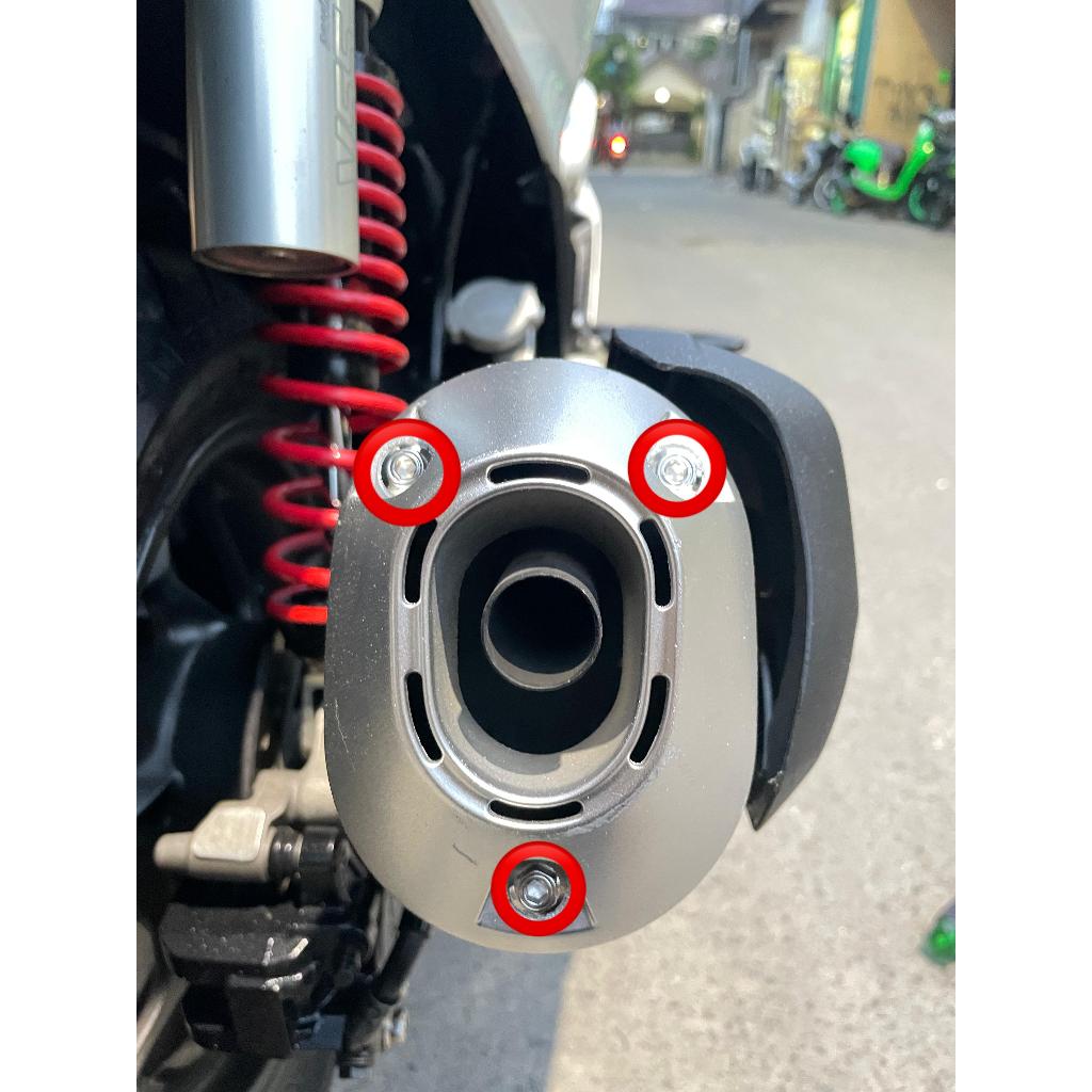 End MUFFLER MONCONG EXHAUST BOLT (3 BOLTS) MODEL 2 ORDINARY KEYS PCX ...