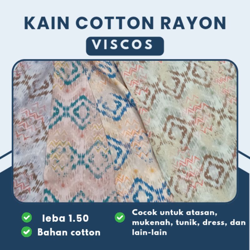 New VISCOS RAYON FABRIC (PRICE PER 0.50 METER) | Shopee Malaysia