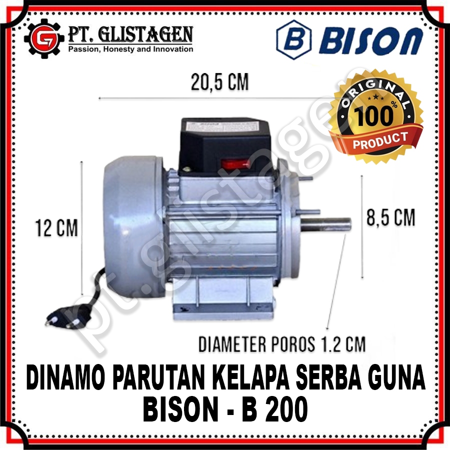 MESIN Bison Dinamo Electric Coconut Grater Grating Machine Multipurpose ...