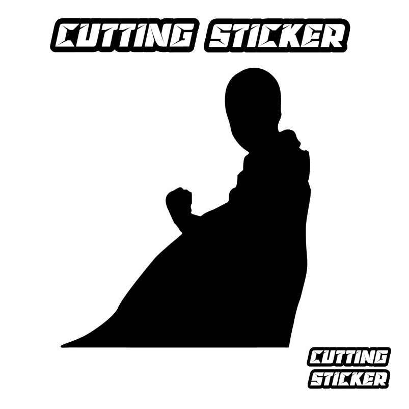 Shadow Saitama Sticker - One Punch Man | Shopee Malaysia