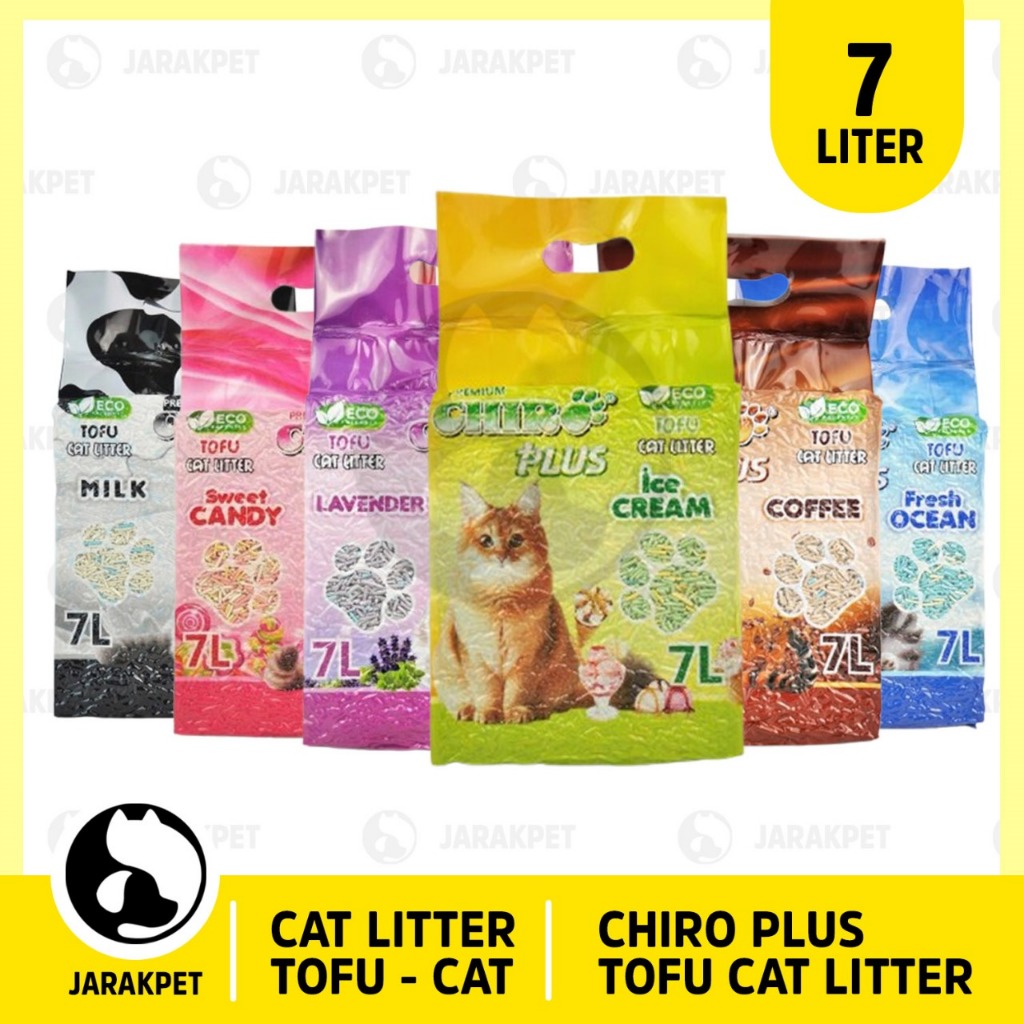 Chiro tofu cat litter - chiro plus tofu 7 liters - chiro tofu cat ...