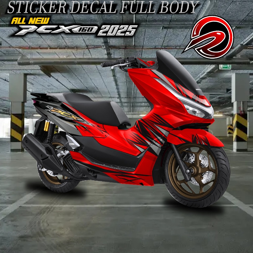 New Pcx 160 Roadsync 2025 Fullbody Decal Sticker Pull Block Variation ...