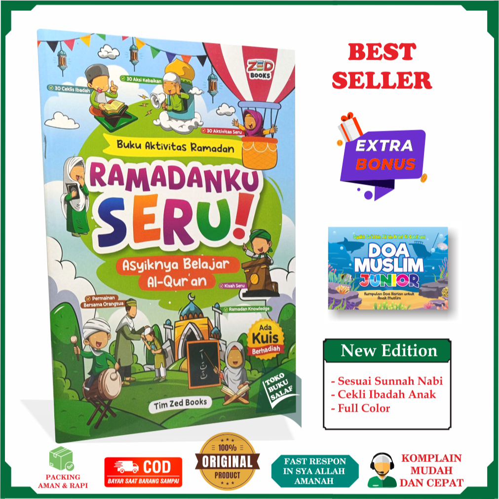 My Ramadan is Exciting ORIGINAL The Fun of Learning Al-Quran Activity ...