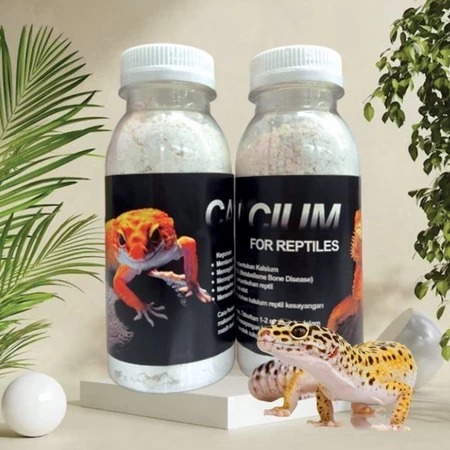 Calcium BOTTLE - Calcium Gecko PLUS Vitamin Calcium Reptile Bearded ...
