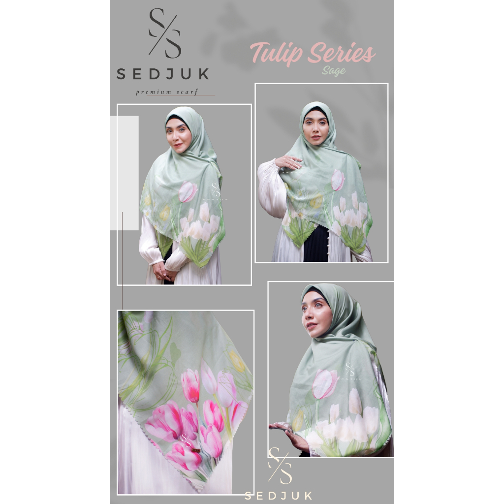 Sedjuk Hijab Tulip series ( Tryspan Ultrafine 120 x 120) | Shopee Malaysia