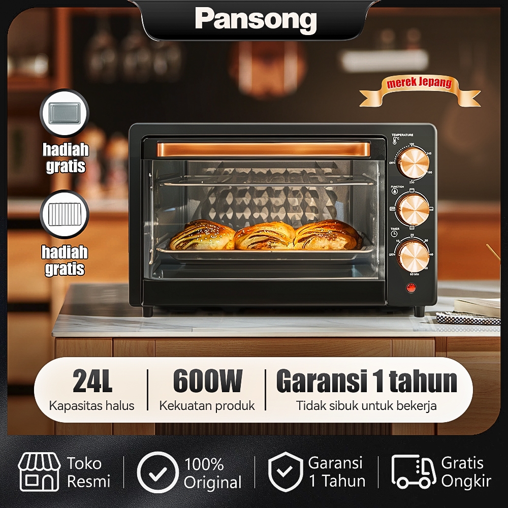 Pansong KX2001 Low Watt Electric Oven 24L good quality Cake Baker ...