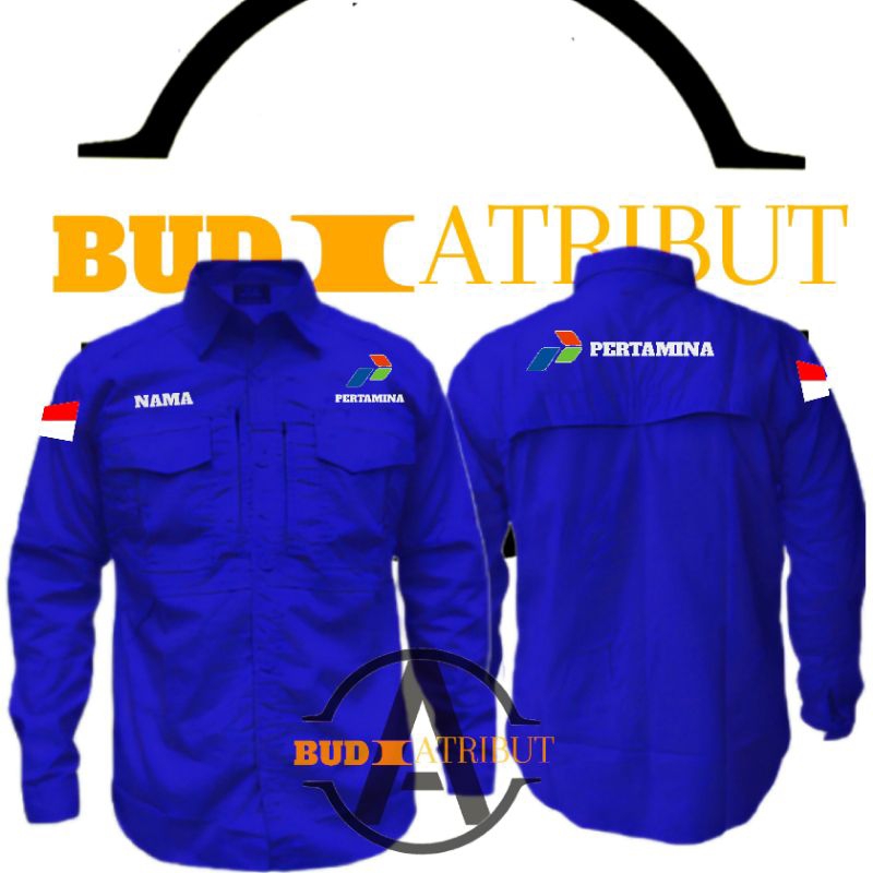 KEMEJA Pertamina shirt / pertamina pdh shirt / pertamina pdl shirt ...