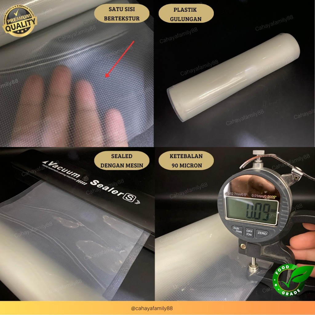 Plastic vacuum vacuum vacuum sealer embossed embossed roll Food Storage ...