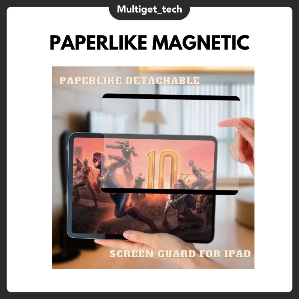 Paperlike Magnetic iPad Detachable Screen Protector | Shopee Malaysia