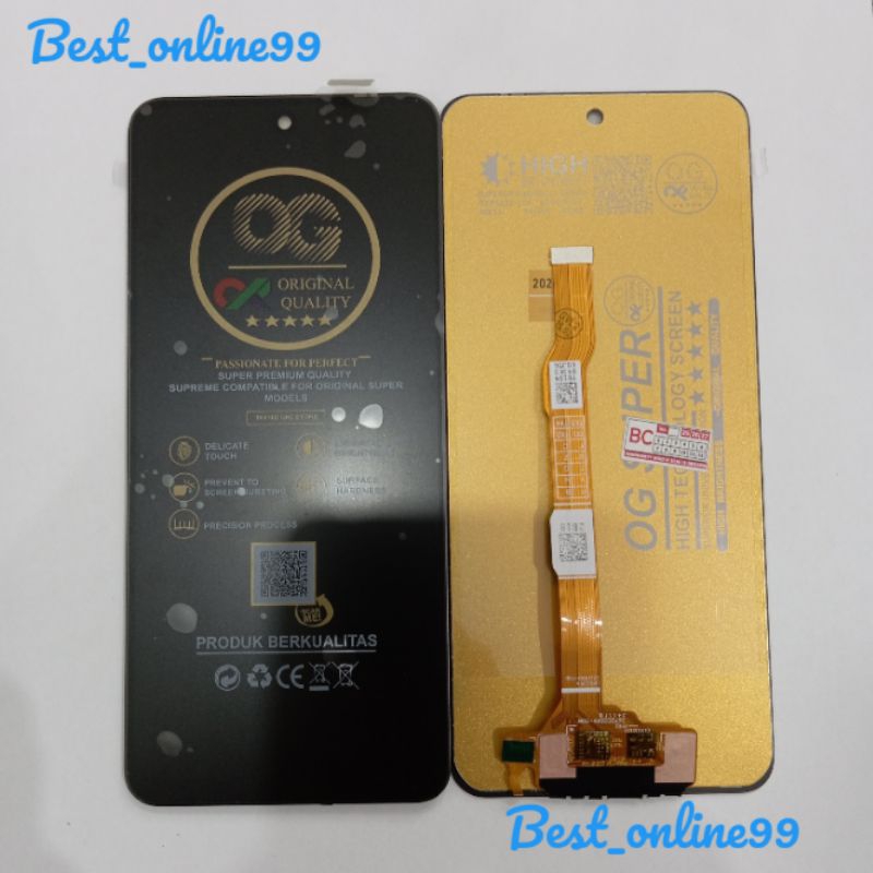 Lcd + TOUCHSCREEN VIVO Y28 4G / Y38 5G / Y37 PRO / Y19S BLACK OG SUPER ...