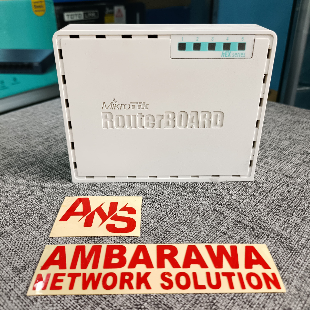 Mikrotik Hex RB750Gr3 Hex RB750G R3 RB 750G Second Used + Adapter ...
