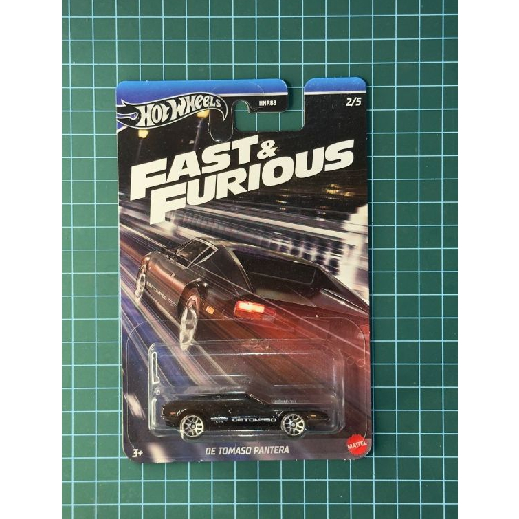 Hot WHEELS DE TOMASO PANTERA FAST & FURIOUS BLACK | Shopee Malaysia