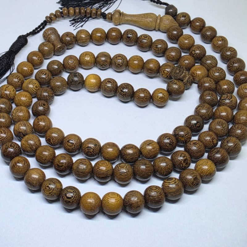 KAYU Original 12mm 99grain jumbo moringa wood prayer beads | Shopee ...