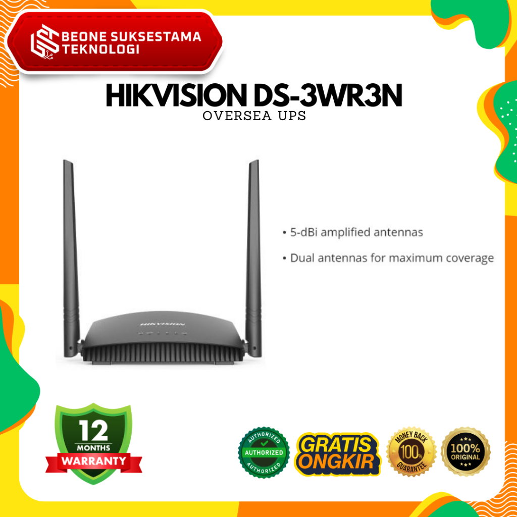 Hikvision DS-3WR3N Wireless Router 300 mbps | Shopee Malaysia
