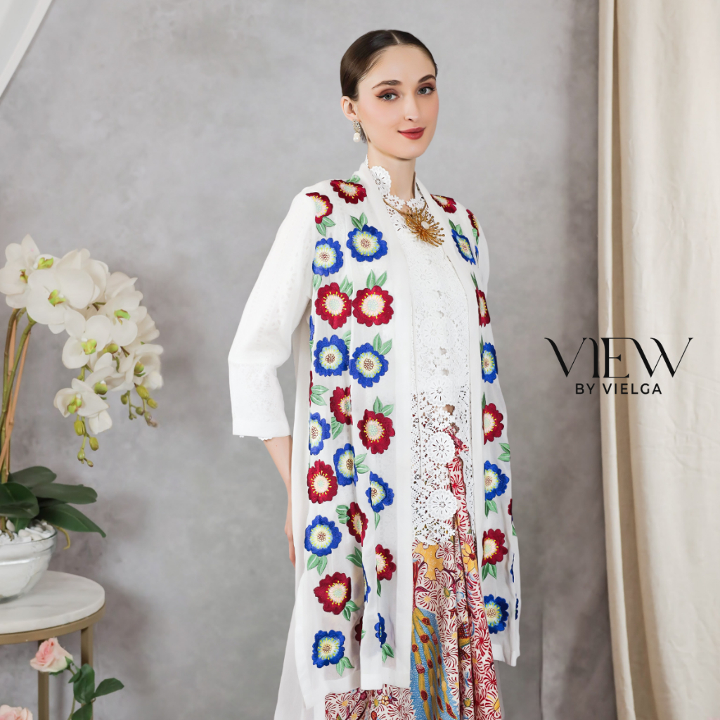 Poppy Color Outer - White | Shopee Malaysia