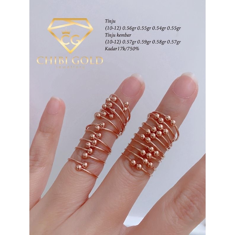 Chibi gold JAWELLERY - Twin boxing ring 750 rate 17K - chibi gold ...