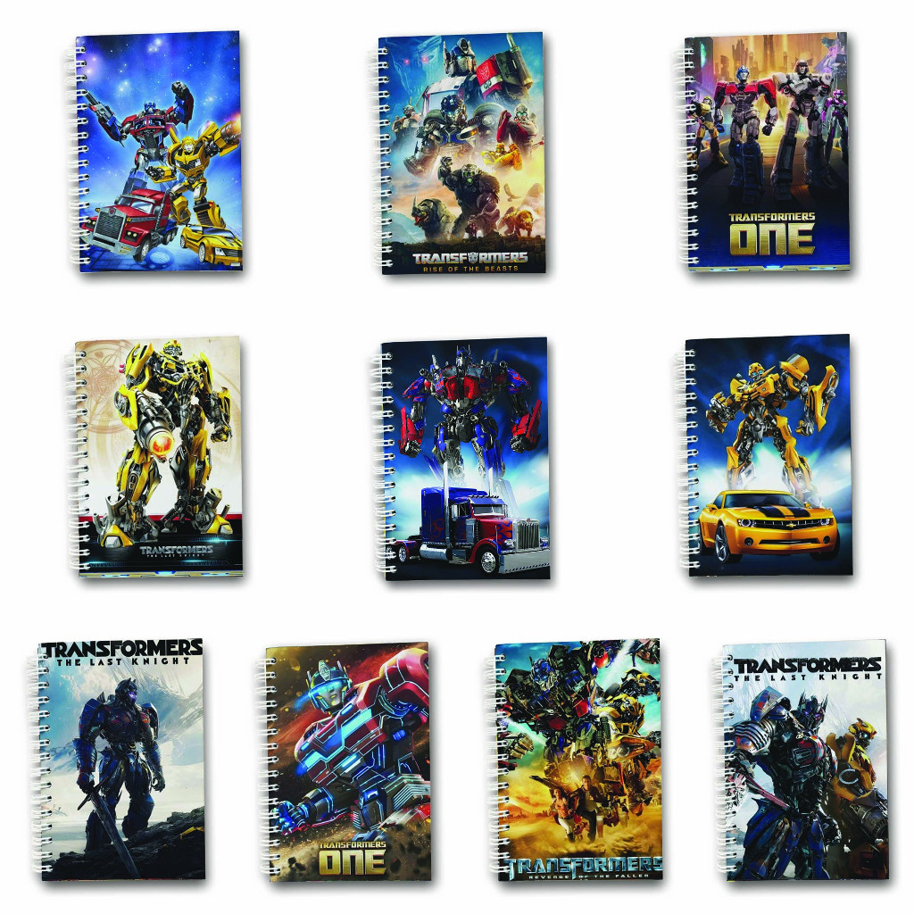 Spiral Large Note Book (10 cm X 14 cm) Transformers Edition / Custom A6 ...