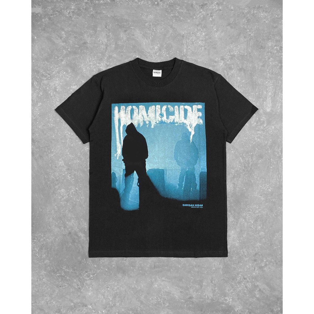 HITAM Homicide - Tombstone Line | Tshirt (Black) | Shopee Malaysia