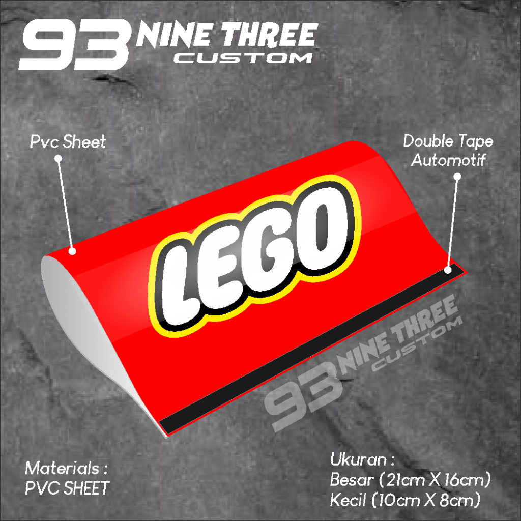 LEGO LABEL TAG CAR VARIATIONS - Nine Three Custom | Shopee Malaysia